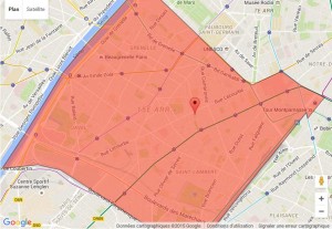 PLAN PARIS 15e ARRONDISSEMENT - Plan metro Paris | plan de Paris