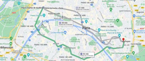 CARTE LIGNE 6 - Plan metro Paris | plan de Paris