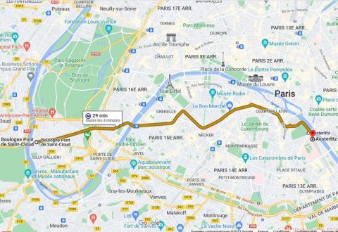 LIGNE 10 - Plan metro Paris | plan de Paris