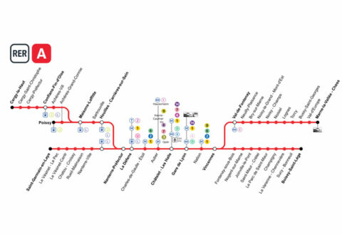 RER A - Ligne A du RER Paris | PLAN METRO PARIS