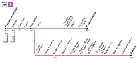 RER E - Ligne E du RER Paris | PLAN METRO PARIS