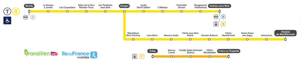 T4 - Ligne T4 du Tramway de Paris Ile de France